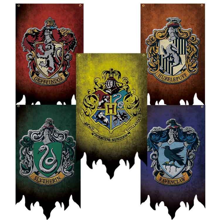 Harry Potter Series Flag/Party Decoration Flag/Bar Decoration | Shopee ...