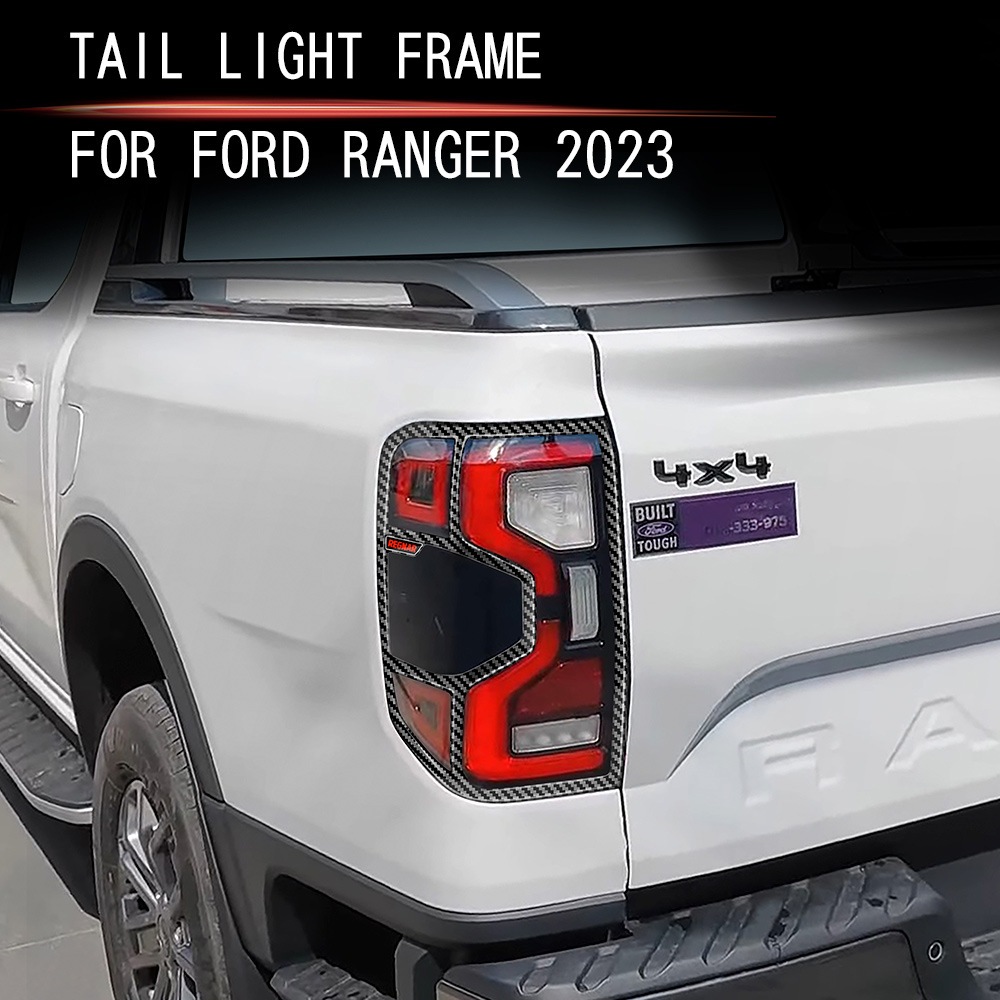 For Ford Ranger Car Accessories Tail Light Cover Guard Surround ...