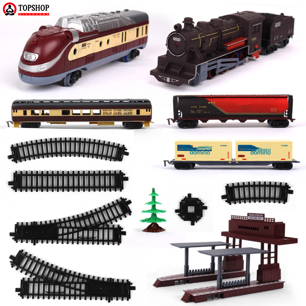 Classic Train Rail Track Expansion Pack Vehicle Toy For Railway Toy ...