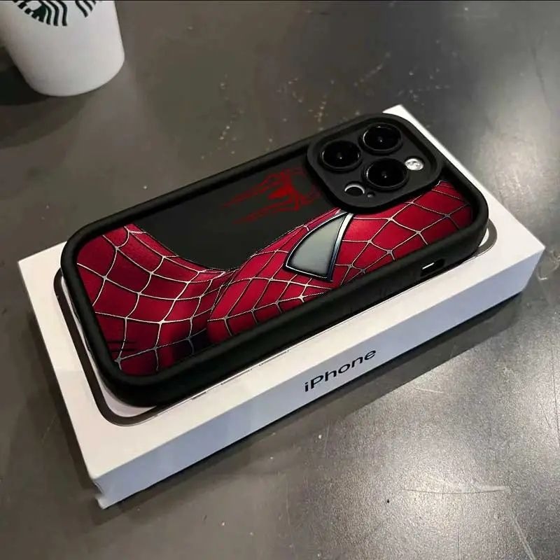 Vg-phone Case Justice Spiderman Cartoon 13promax 14promax Apple 14 ...
