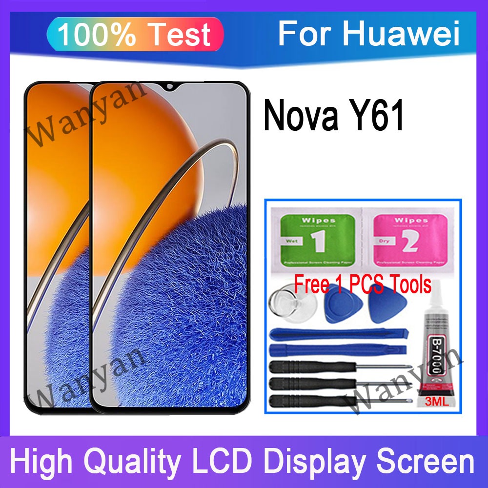 OEM For Huawei Nova Y61 LCD Display Touch Screen Digitizer With Frame ...