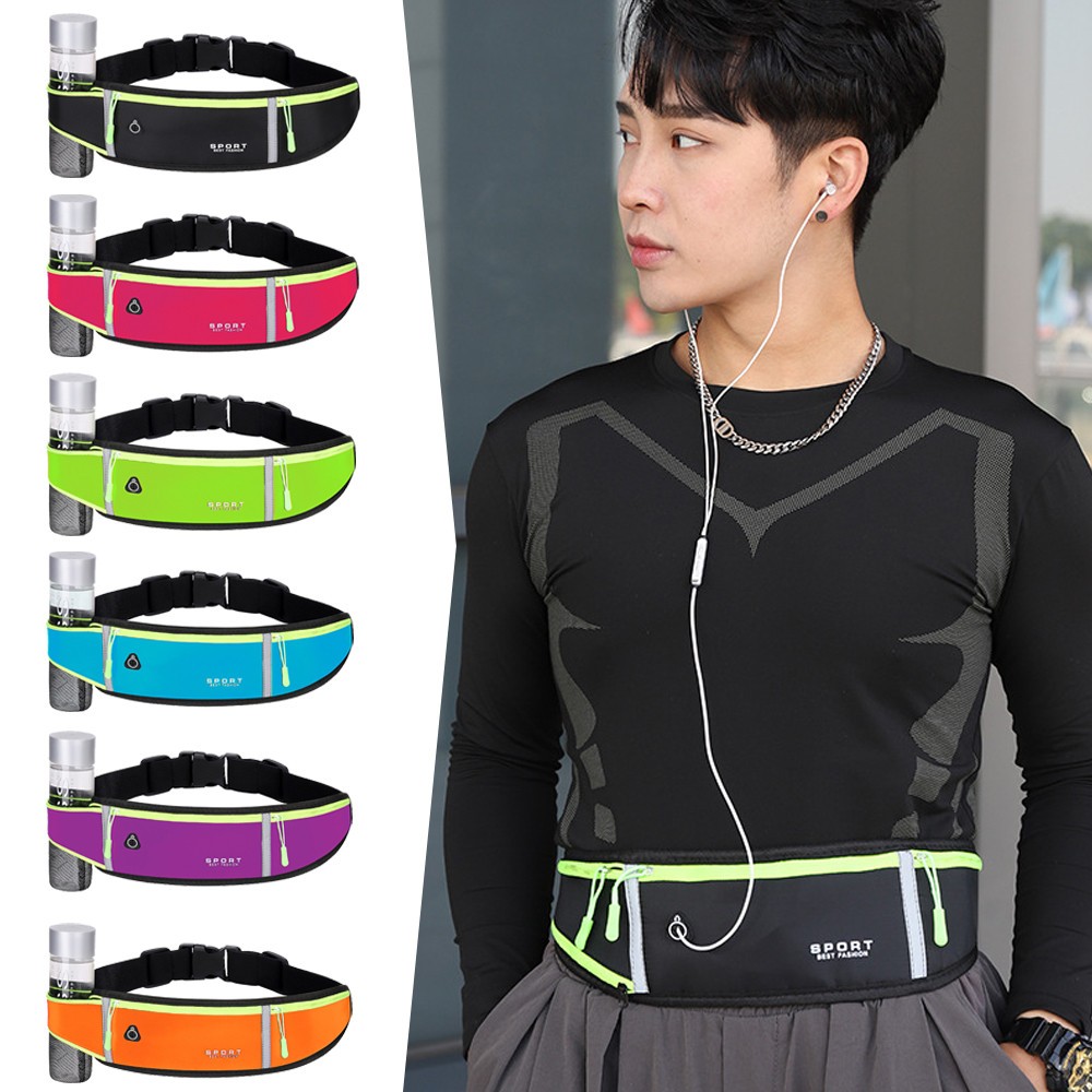 Globetrotter Adjustable Running Pouch Runners Belt Workout Waist Bag ...