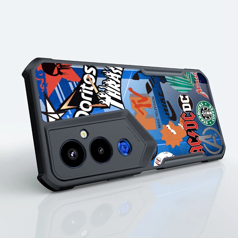 Tecno Pova 5 Pro 3 Neo 2 Case Pova 4 Casing Shockproof Protective ...