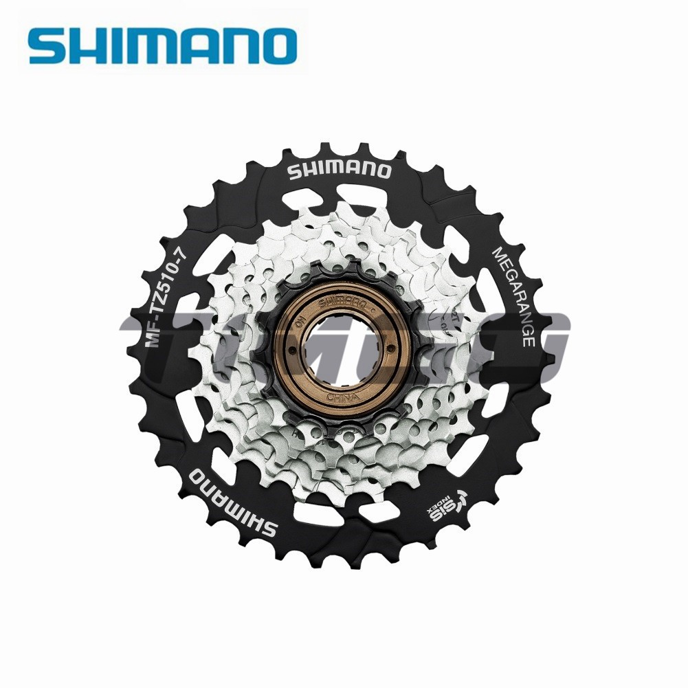 Shimano Multiple MegaRange Freewheel MF-TZ510-7 MTB Mountain Bike 7 ...