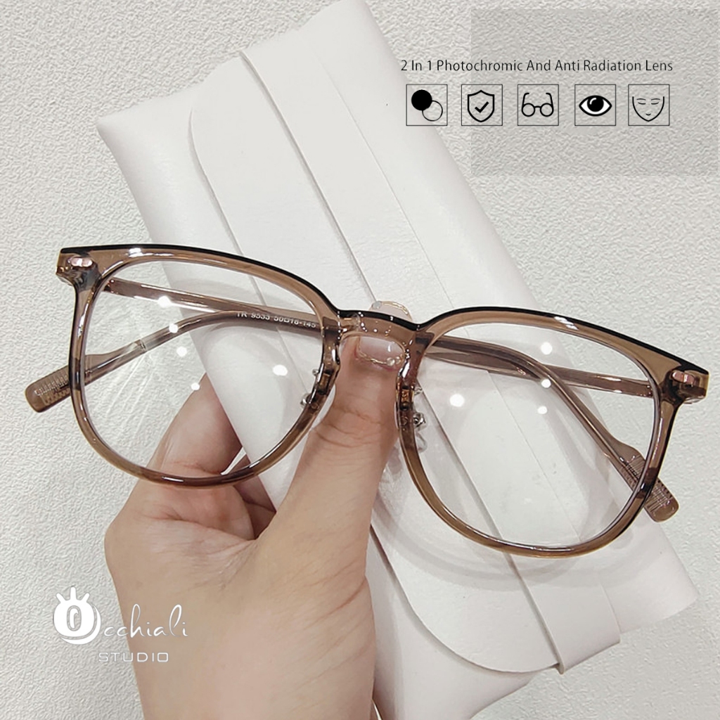 【With Free Case+Bag+Glass Cloth】Occhiali Studio Anti Radiation ...