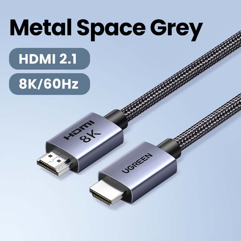 UGREEN HDMI 2.1 Cable 8K60Hz 2K240Hz Support HDR 3D Nylon Braided Cable ...