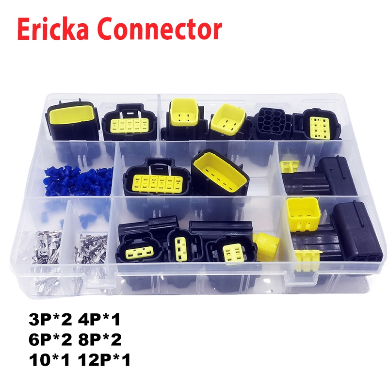 Box 1 2 3 4 6 8 10 12 16 Pin Denso Auto Waterproof Connector Electrical ...