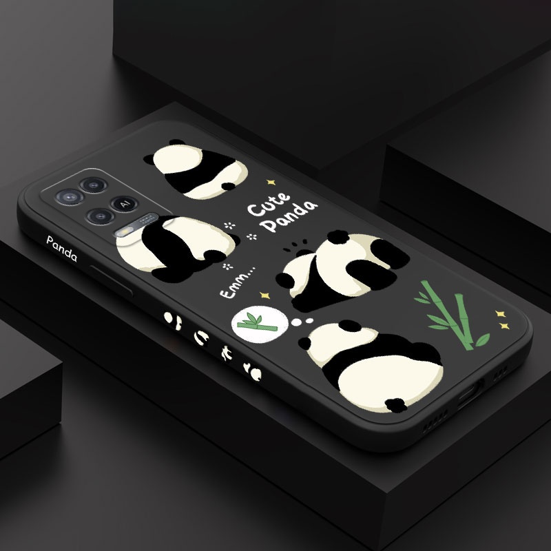 Creative Cute Giant Panda Phone Case For OPPO A54 A74 A33 A53 2020 Soft ...
