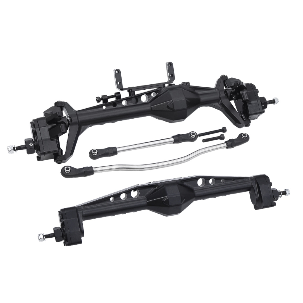Aluminum Offset Front Rear Portal Axle With Servo Mounts For 1/10 RC ...