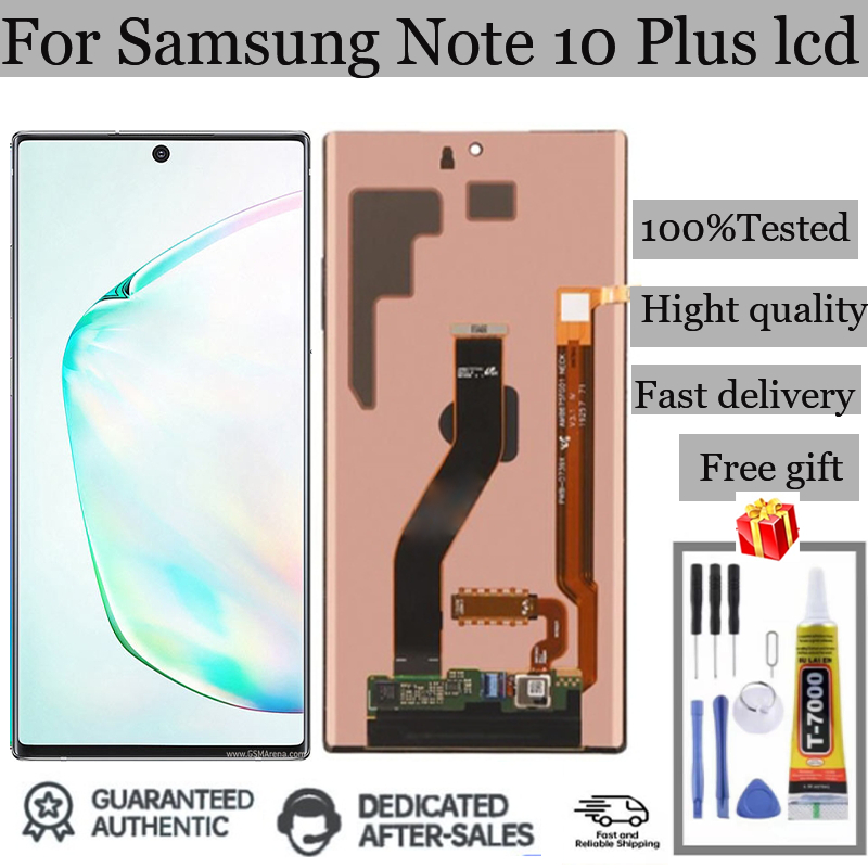 Original AMOLED For Samsung Galaxy Note 10+/ Plus 4G 5G LCD Display ...
