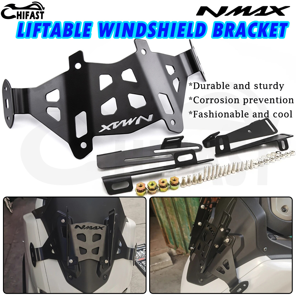HIFAST Motorcycle Windshield Bracket NMAX 2020 Adjustable Bracket For ...