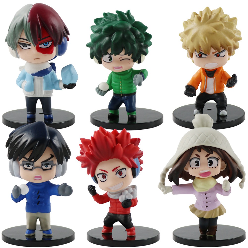 6Pcs/Set Anime My Hero Academia Figure One For All Midoriya Izuku ...