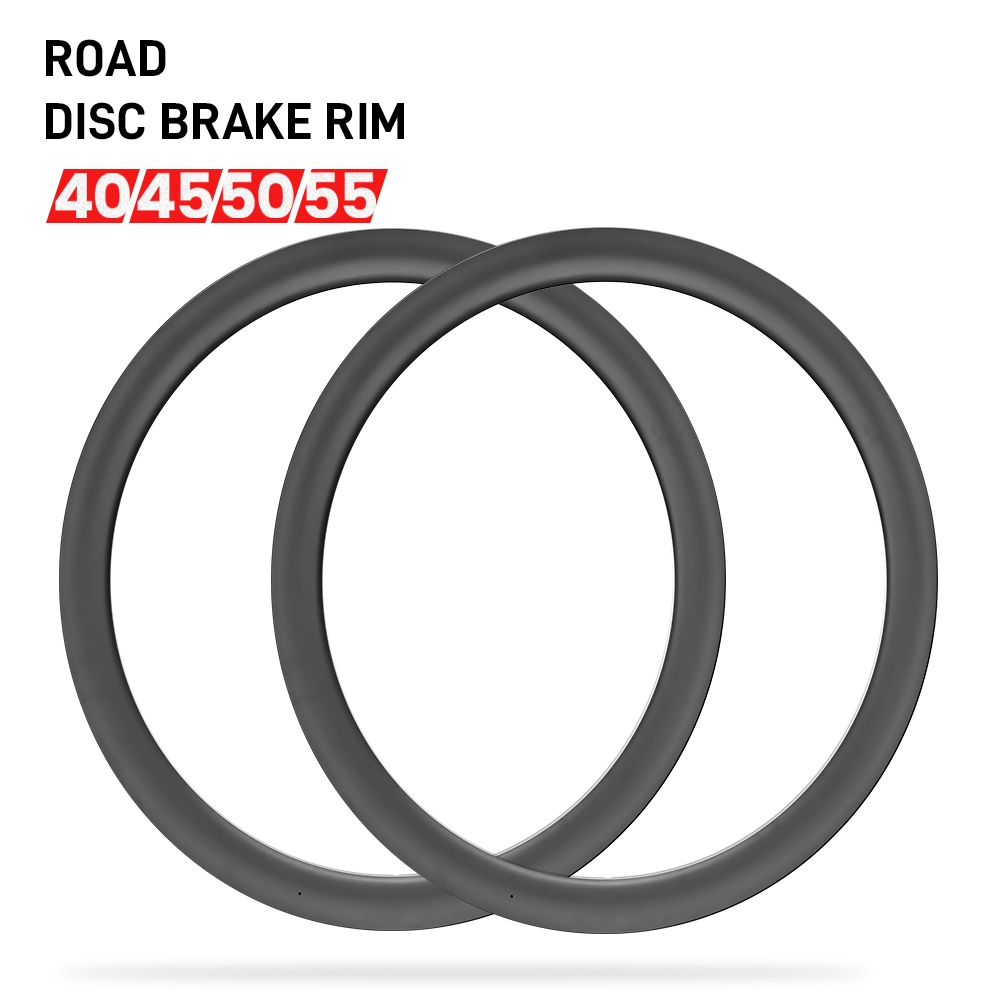 Ready Stock! LEXON RYET 700C Carbon Road Rims Disc Brake 40mm 45mm 50mm ...