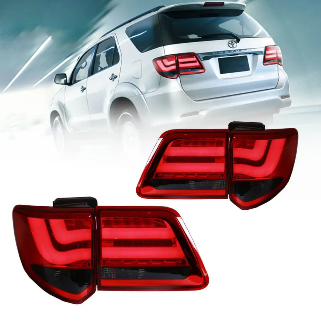 Vland LED Tail Lights 2011-2015 Toyota Fortuner 1th Gen KUN60 Rear Tail ...
