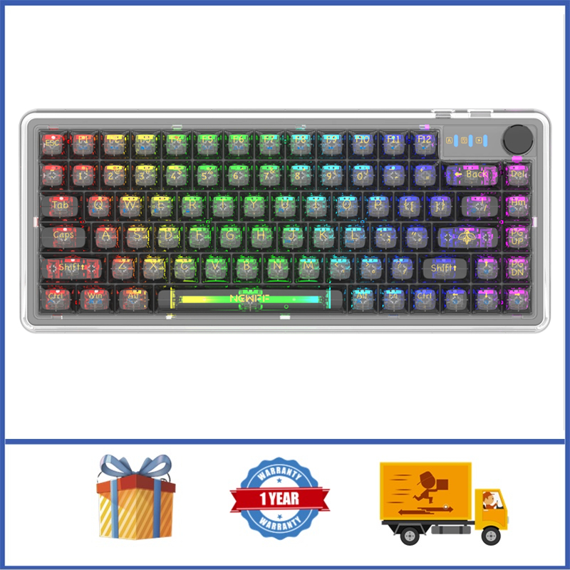 GMK K60 Mechanical Keyboard RGB Wireless Bluetooth Backlit Compatiable ...