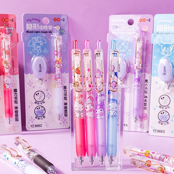 Lovely Sanrio Invisible ballpoint pen cinnamoroll Press the invisible ...