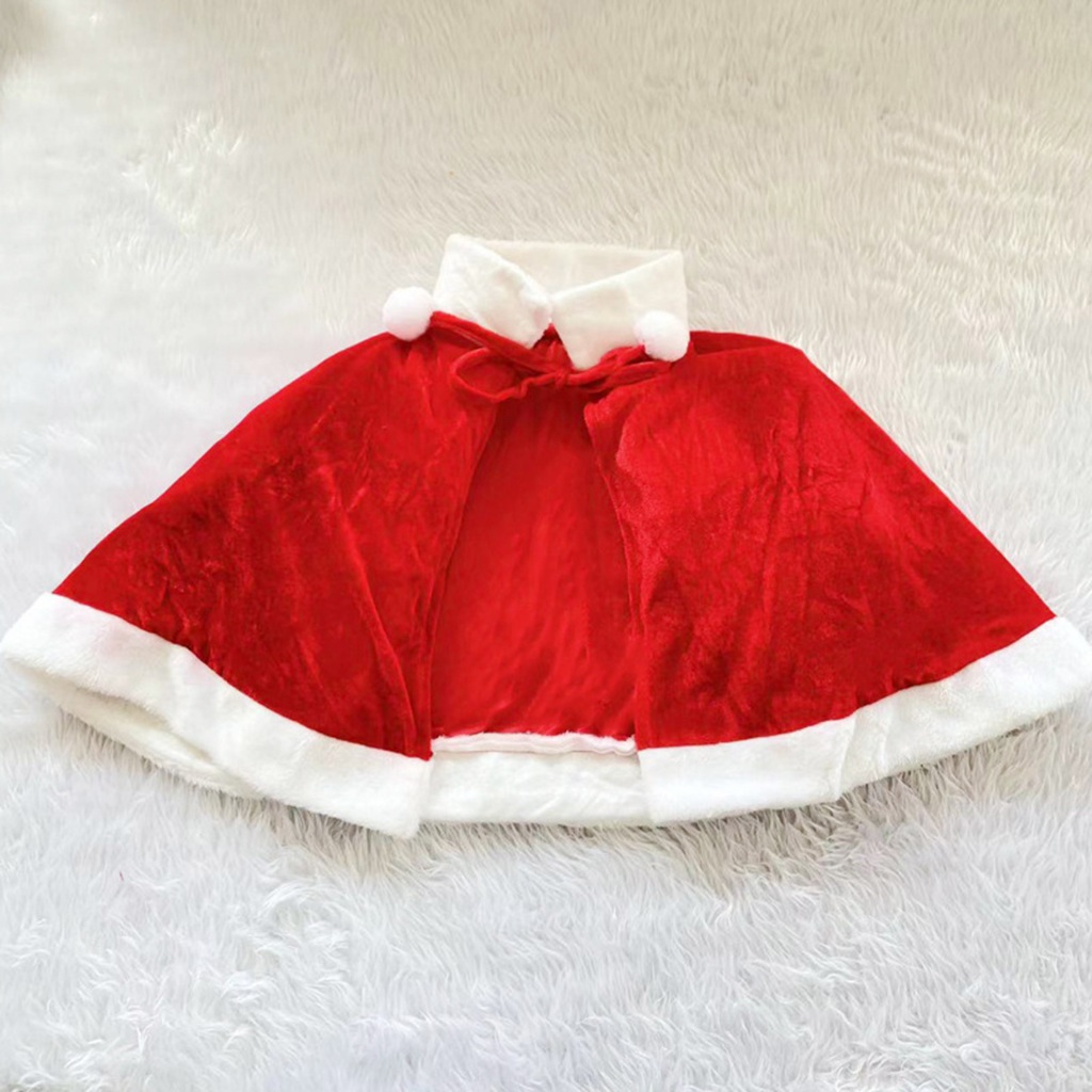 1 Piece Santa Costume Santa Claus Costume Christmas Cloak Gold Velvet ...