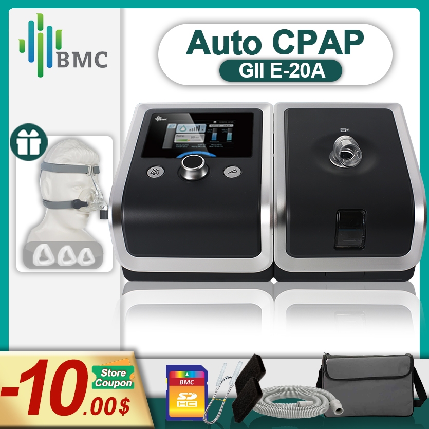 BMC E-20A Auto CPAP Machine APAP Sleep Apnea Machine with Full Face ...