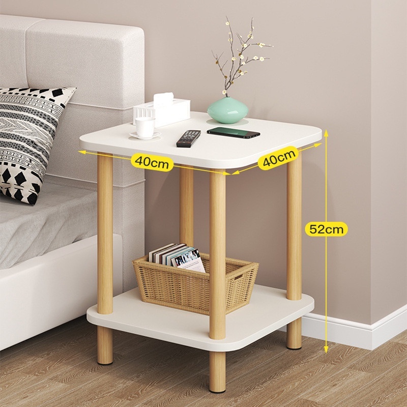 Sofa Side Table Bedside Round Table Storage Cabinet Coffee Small Table Bedroom Living Room ...