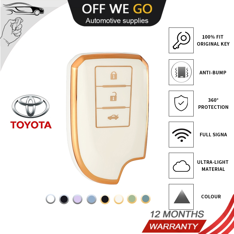 toyota vios 2024 key cover Yaris 2019-2022 TPU Car Key case Holder Vios ...