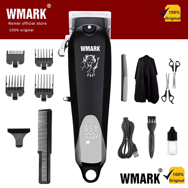 WMARK NG 103 B Plus Professional Cordless Hair Clipper NG 103B Elite ...
