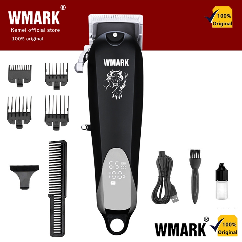 WMARK NG 103 B Plus Professional Cordless Hair Clipper NG 103B Elite Barber Salon Supplies ...