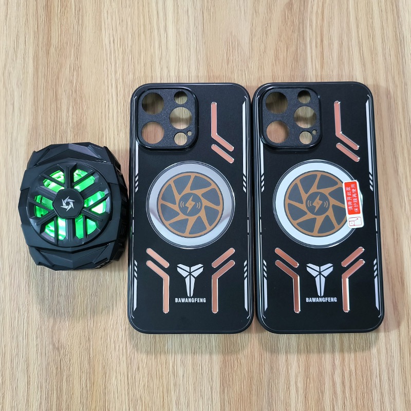 For iPhone 15 Heat Dissipation Cooling Fan Case For iPhone15 Plus ...
