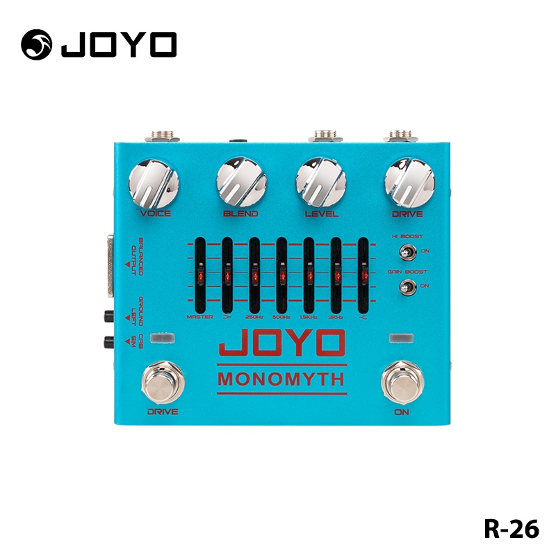 JOYO R-26 MONOMYTH Bass Guitar Pedals Overdrive Amp Simulator Effect ...
