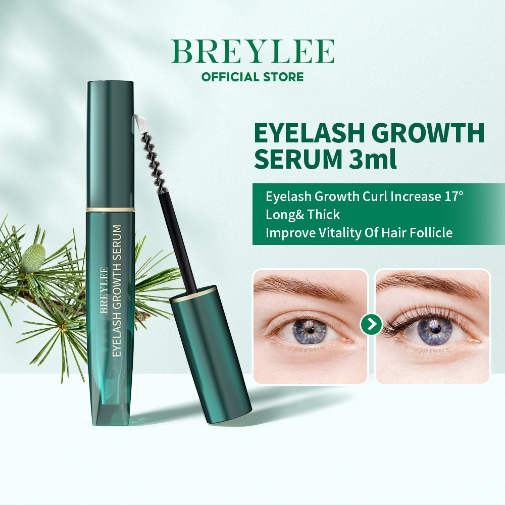 Breylee Eyelash Growth Serum Lash Serum Grower Hair Treatment Eye Serum