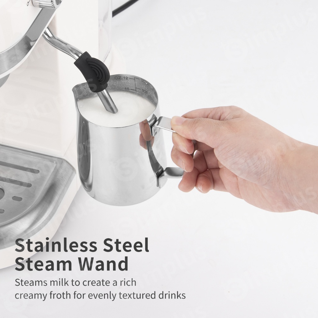 Simplus Espresso Coffee Maker Machine Semi-Automatic With Electric ...