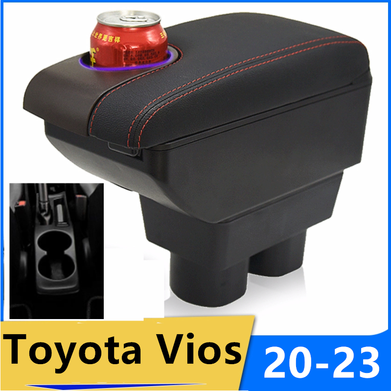 Toyota Vios 2020-2023 Armrest Console Box Adjustable Centre ConsoleAuto ...
