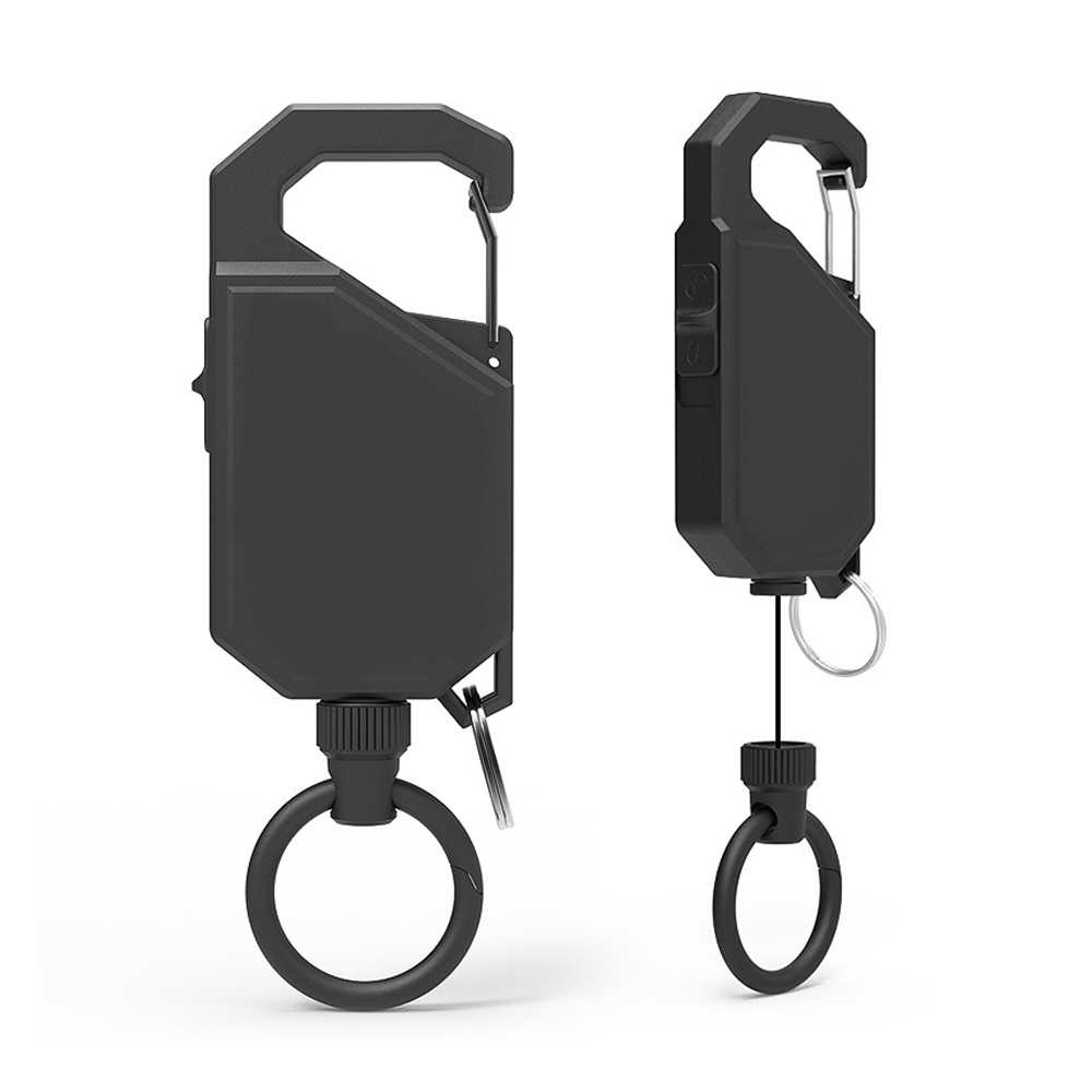 【FIRST】Anti-theft Metal Easy-to-pull Buckle Rope, Elastic Keychain ...