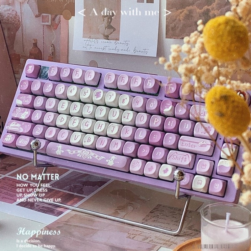 Grape jelly 140 Keys SOA Height PBT Five sided thermal sublimation ...