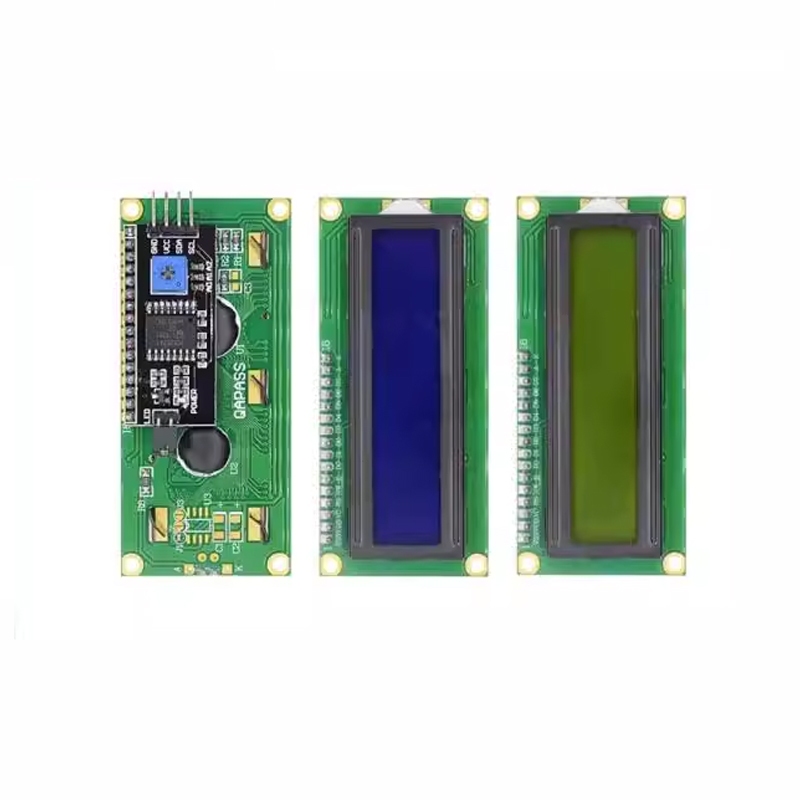 2 PCS Blue screen/yellow-green screen 1602A IIC/I2C LCD 5V LCD with ...