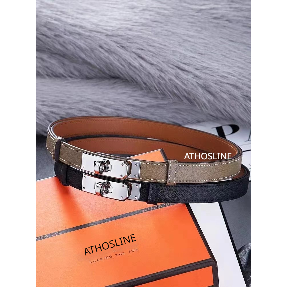 Kelly Belt Adjustable Genuine Leather Belt for Women with Gift Box ...