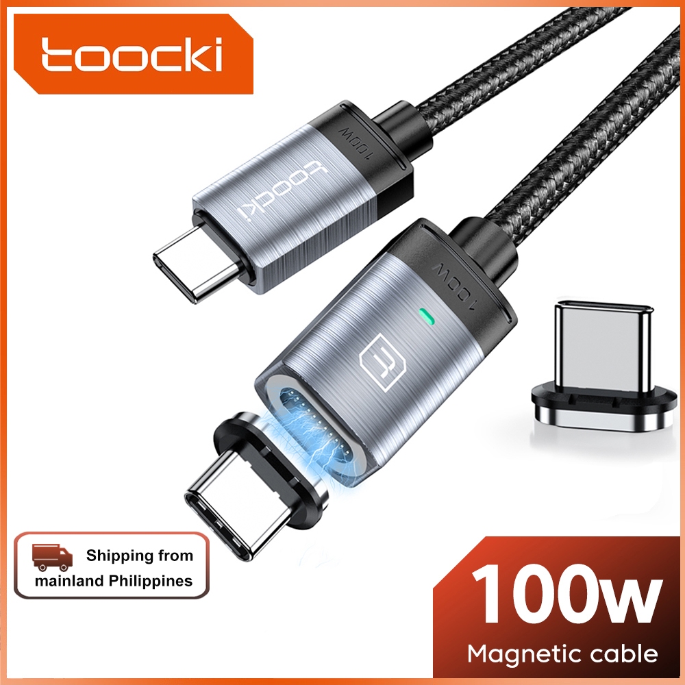Toocki PD 100W Type C Magnetic Fast Charging Cable Type C to Type C ...
