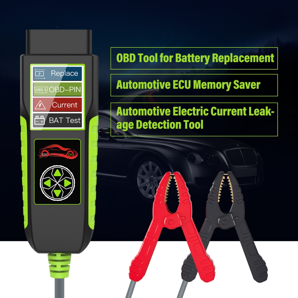 TopDiag BT400 Battery Replacement with ECU Memory Saved BT400 4in1 ...