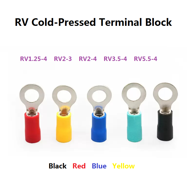 RV Terminal Block Round Pre-Insulated Terminal RV Series O-Type Cold ...