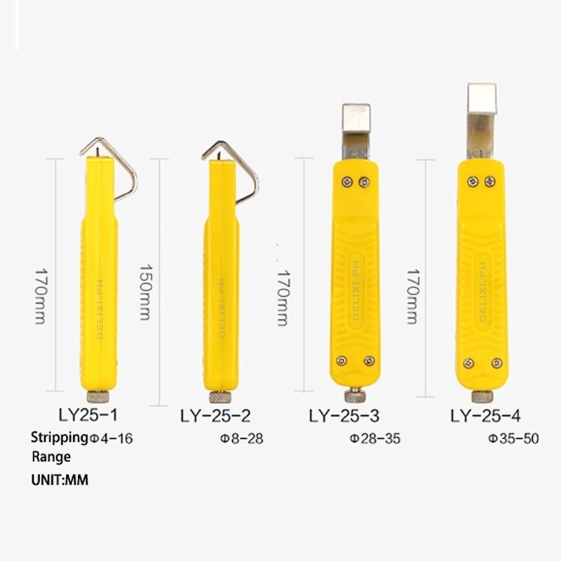 LY25 Wire Stripper Copper Knife Pliers Hand Tool Cable Self-Adjustment ...