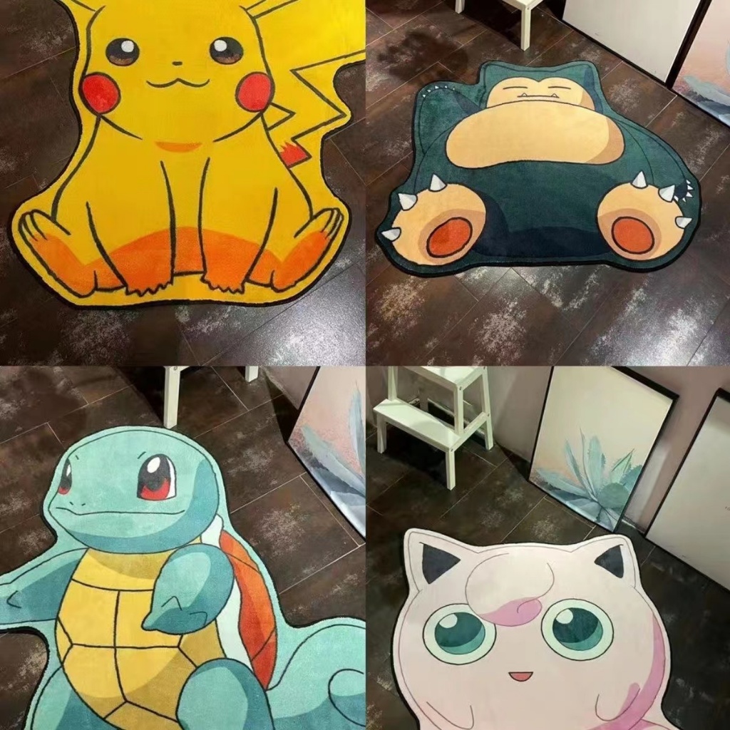 Pokémon carpet Pikachu anime modeling children's bedroom carpet Cartoon ...