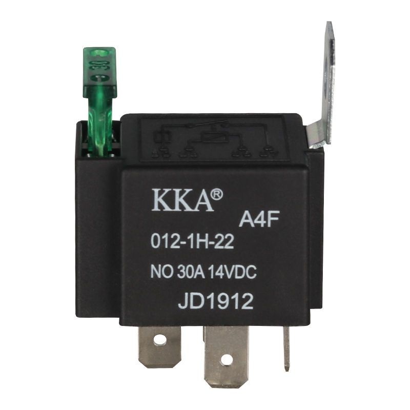 With Fuse 30A Car 4 Pins 5 Pins 12v24V Car Relay Modified Headlight Air ...