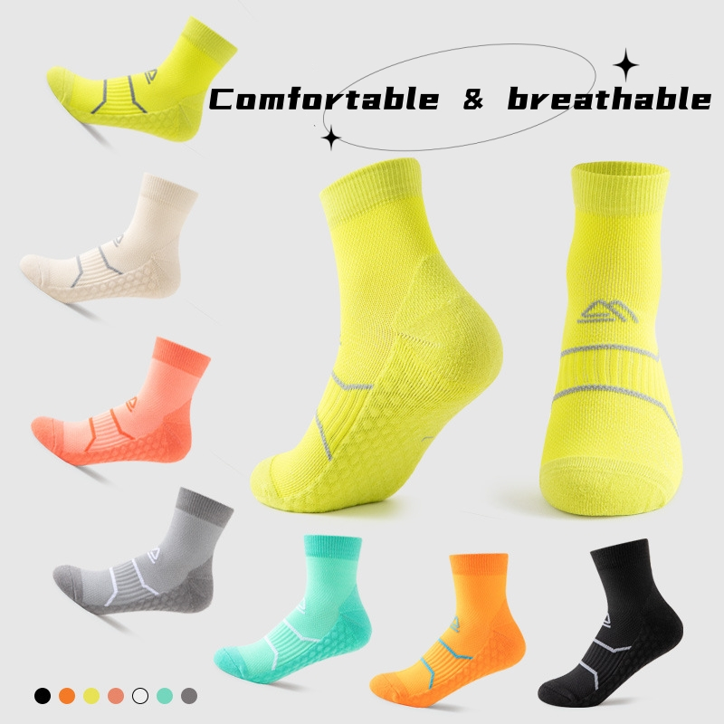 Thick Towel Bottom Shock Absorption Professional Sports Socks Running ...