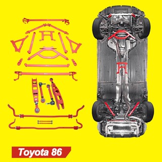 Chassis Tuning Strut Brace Set for Toyota 86 Toyota GT86 FT86 AE86 ...