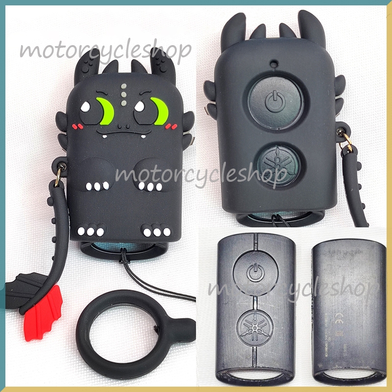 Motorcycle Cartoon Dragon Key Cover Case For Yamaha Fazzio grand filano ...