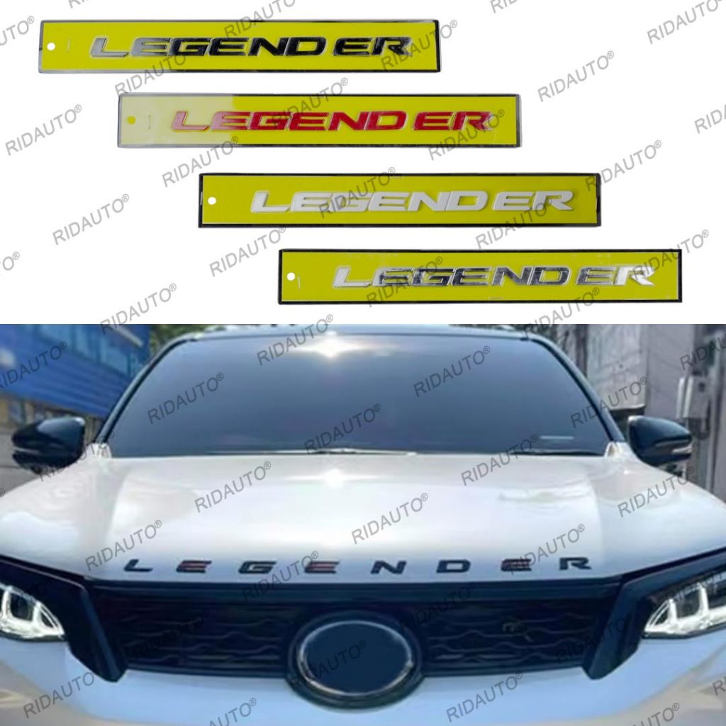 3D Emblem Logo Sticker Black SUV Accessories Bonnet Hood For Toyota ...