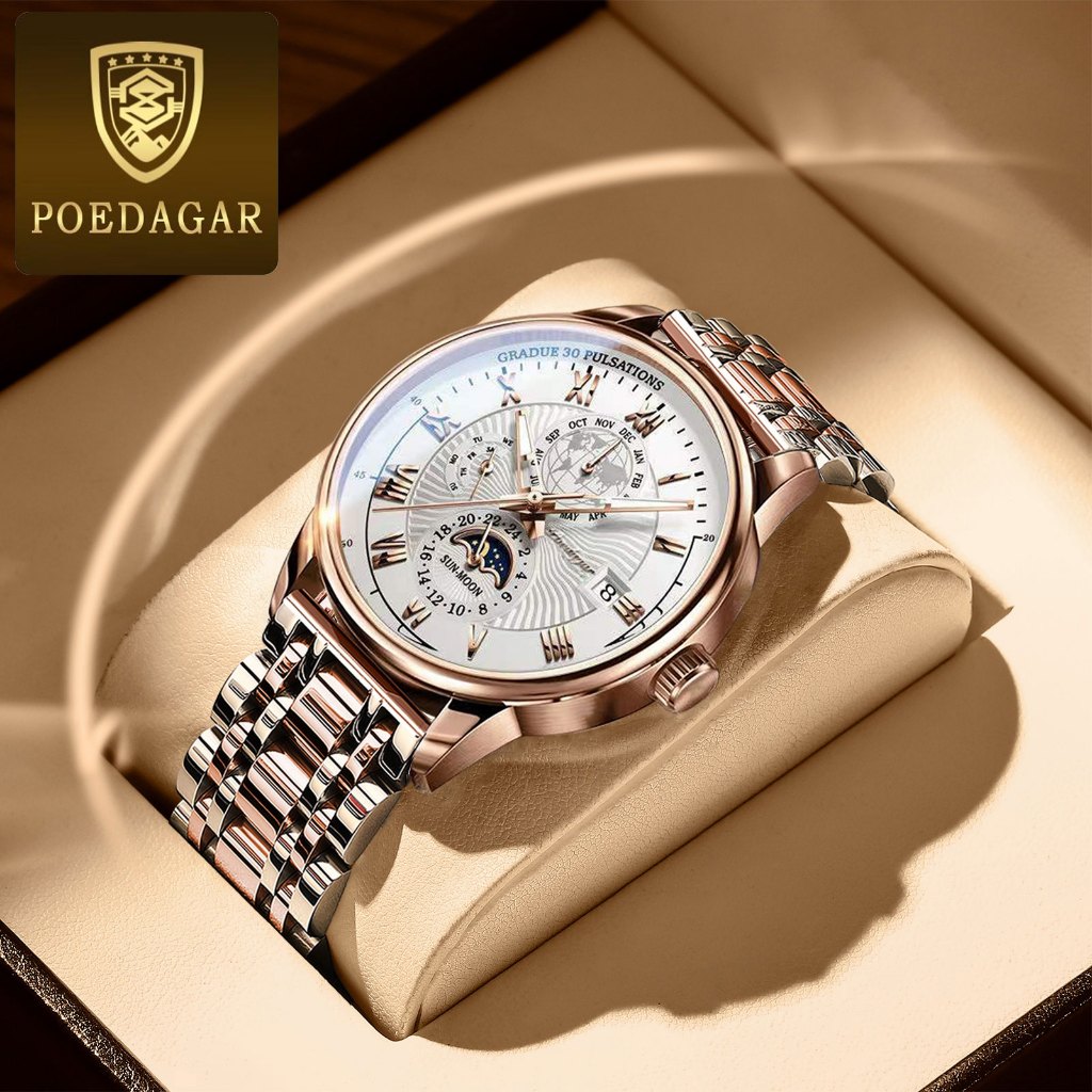 POEDAGAR Relo Fashion Watch For Men Waterproof Original Branded Clock ...