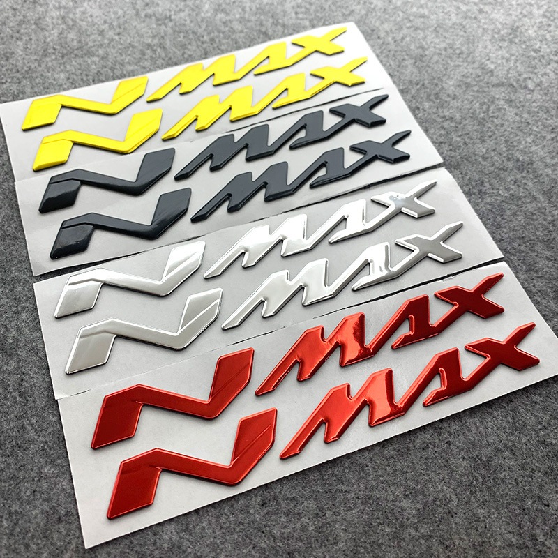 1 pair of 3D for YAMAHA NMAX Logo Decorative Stickers for YAMAHA NMAX ...