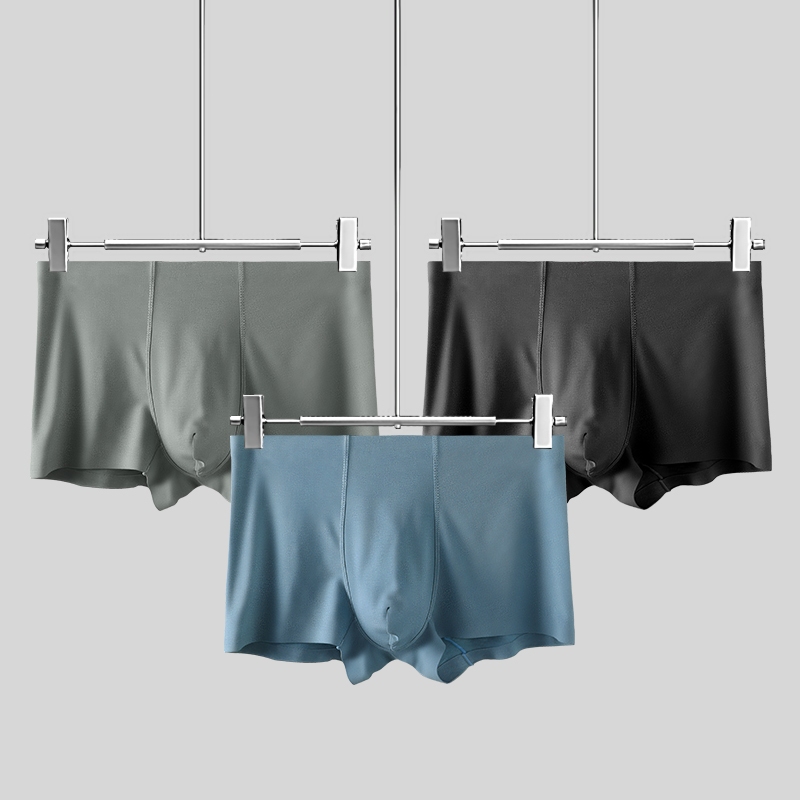 3-pack Men's Underwear Men's Boxer Briefs 50 Modal Summer Boys' Boxer ...