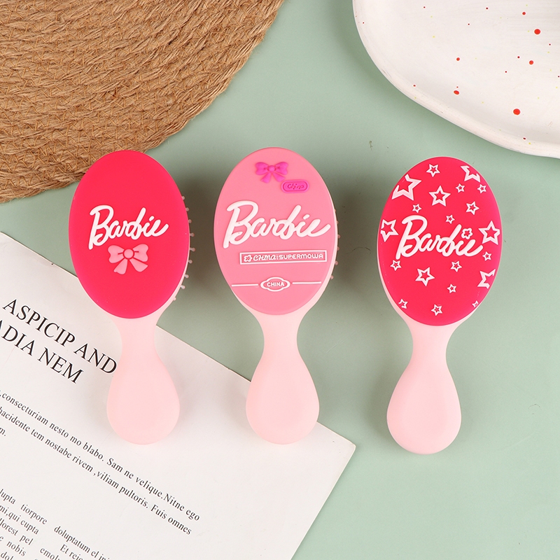 ONPH 1Pcs Fashion Girls Barbie Airbag Comb Kawaii Pink Portable Massage ...