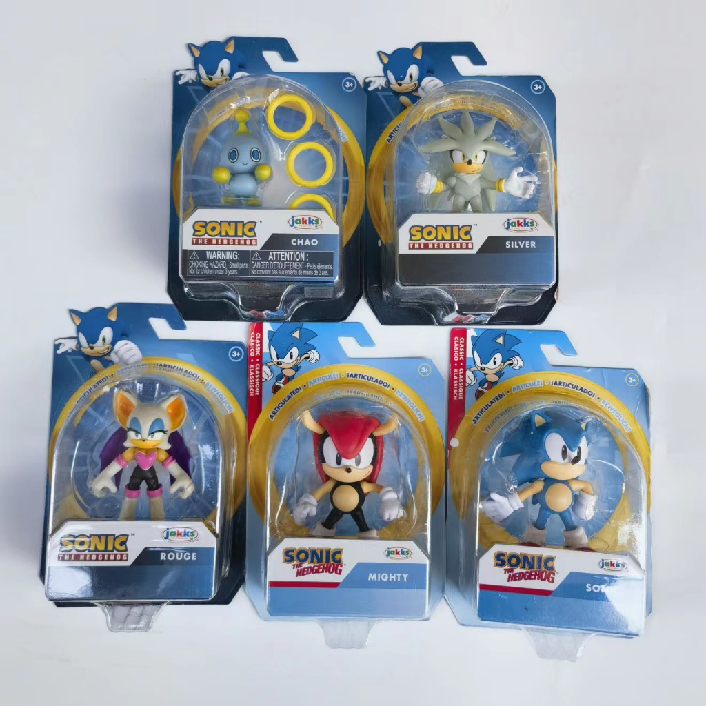Sonic Hedgehog SONIC Ultrasonic Mouse 2.5inch Series Cartoon Anime Doll ...
